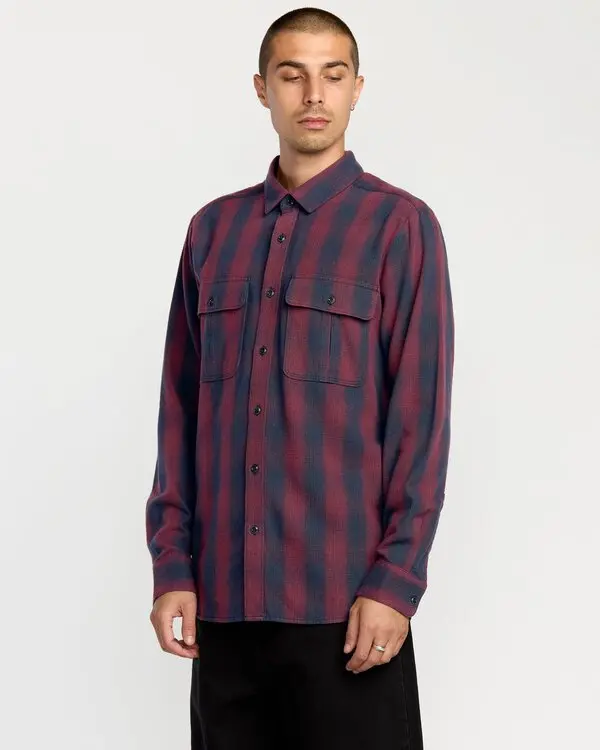 Volcom Shadowstone Flannel Long Sleeve Shirt