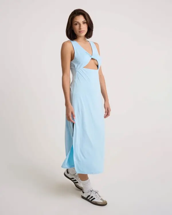 Volcom Stone Luz Twist Front Midi Dress