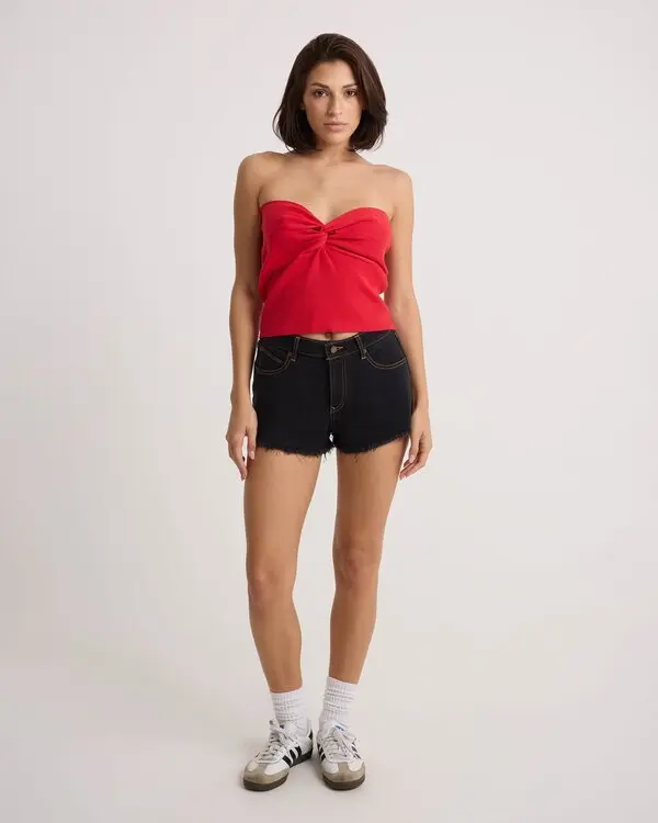 Volcom Merlin Twist Knit Tube Top