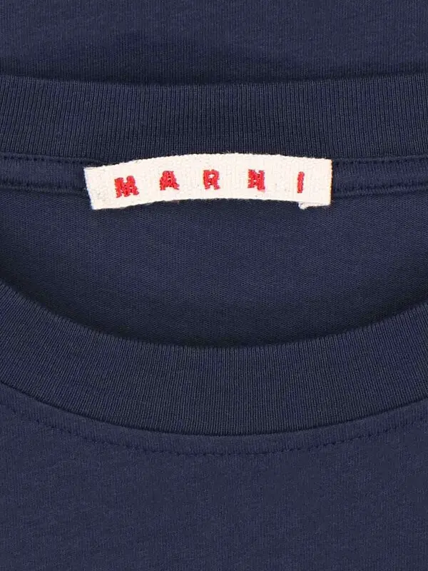 Marni Logo Print Long Sleeve T-shirt