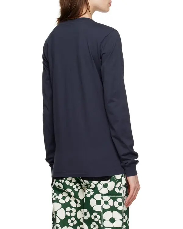 Marni Logo Print Long Sleeve T-shirt