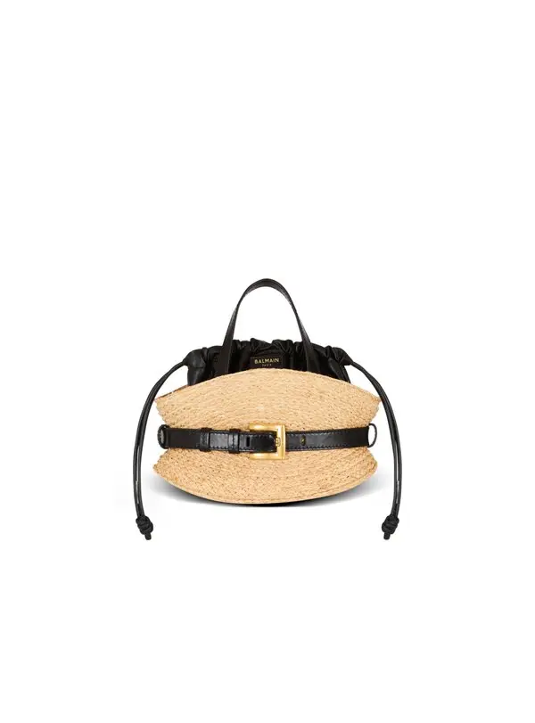 Balmain Shuffle Drawstring Mini Tote Bag - Nude