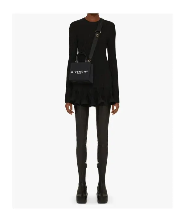 Givenchy Mini G Tote Shopping Bag - Black