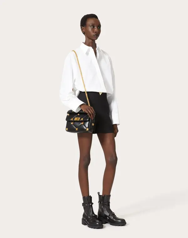 Valentino Garavani Roman Stud Medium Shoulder Bag