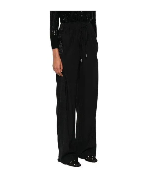 Ermanno Scervino Lace Insert Drawstring Trousers