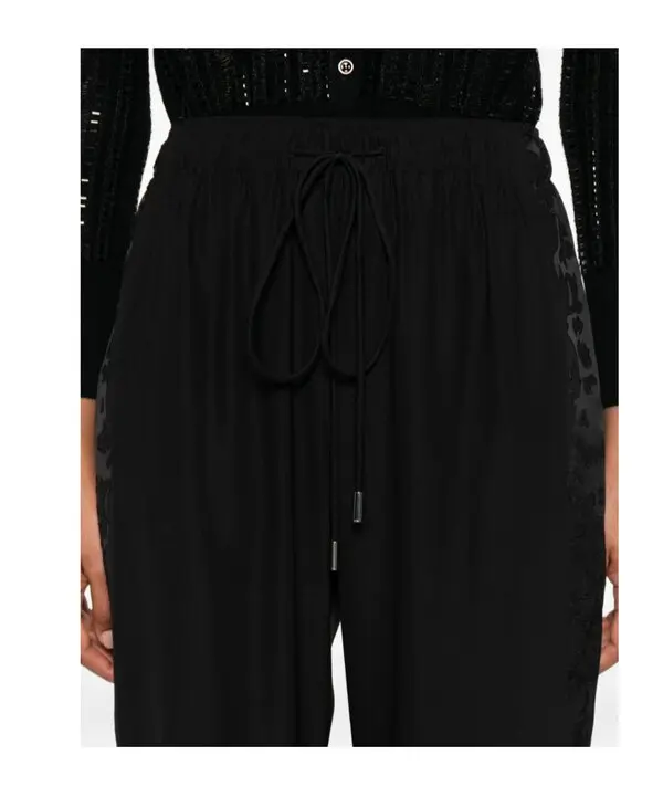 Ermanno Scervino Lace Insert Drawstring Trousers