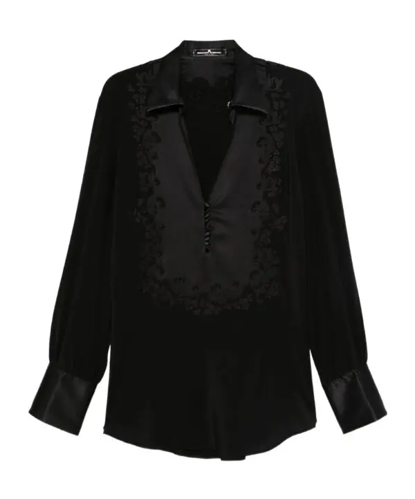 Ermanno Scervino Floral Embroidered Shirt