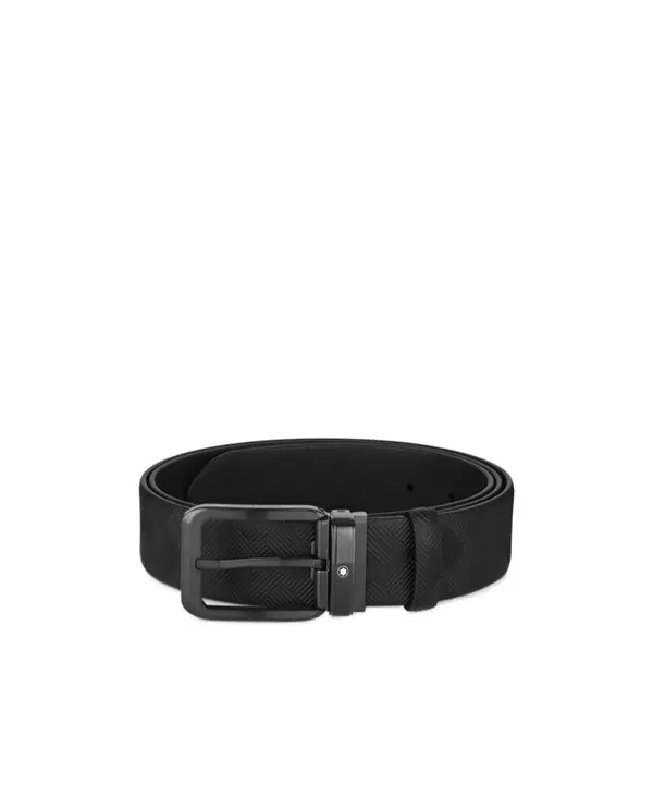 Montblanc Rectangular Buckle Belt - Black