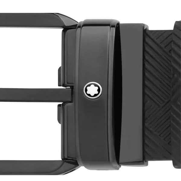Montblanc Rectangular Buckle Belt - Black