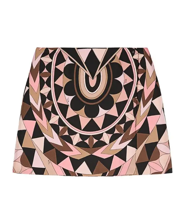 Emilio Pucci Geometric Print Mini Skirt