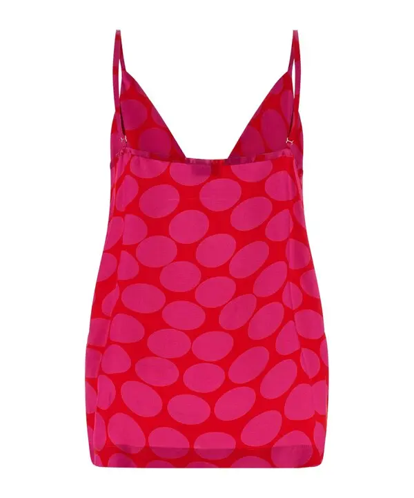 Dries Van Noten Cali Polka Dot Camisole - Red