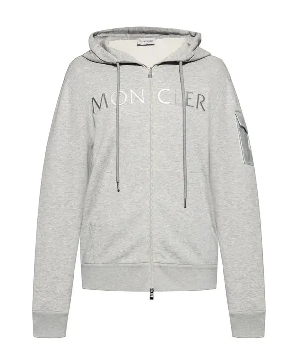 Moncler Logo Zip-up Hoodie