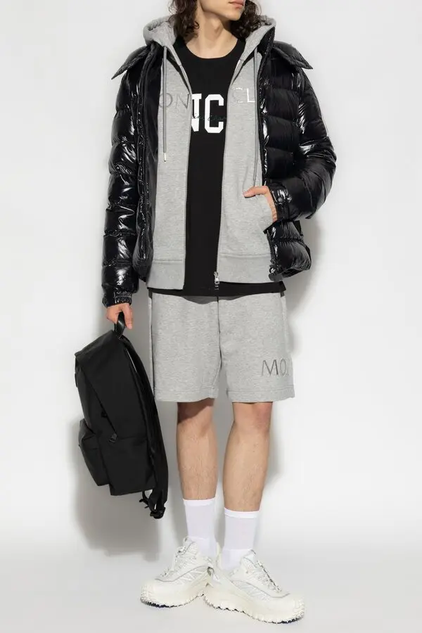Moncler Logo Zip-up Hoodie