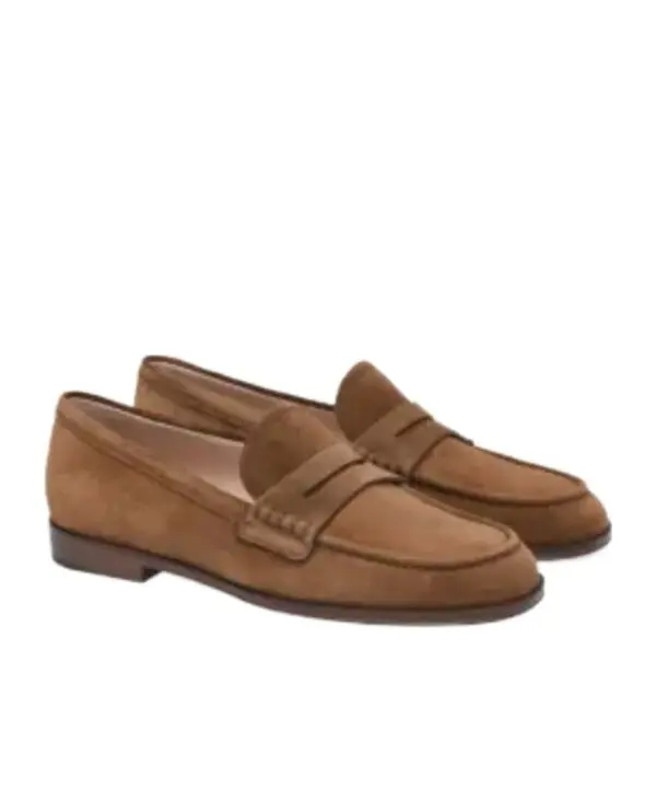 GIANVITO ROSSI Round-toe Penny Loafers - Brown