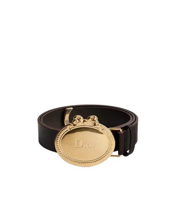Dior Medaillon Belt - Black