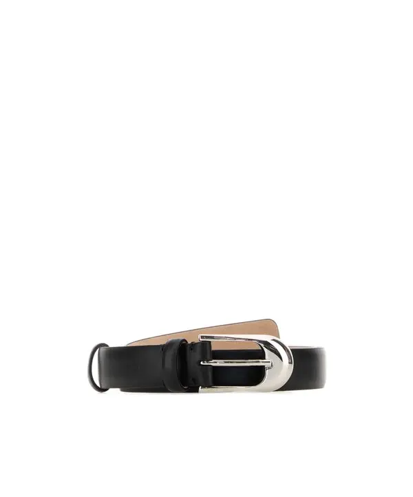 Khaite Perforated Leather Belt - Black
