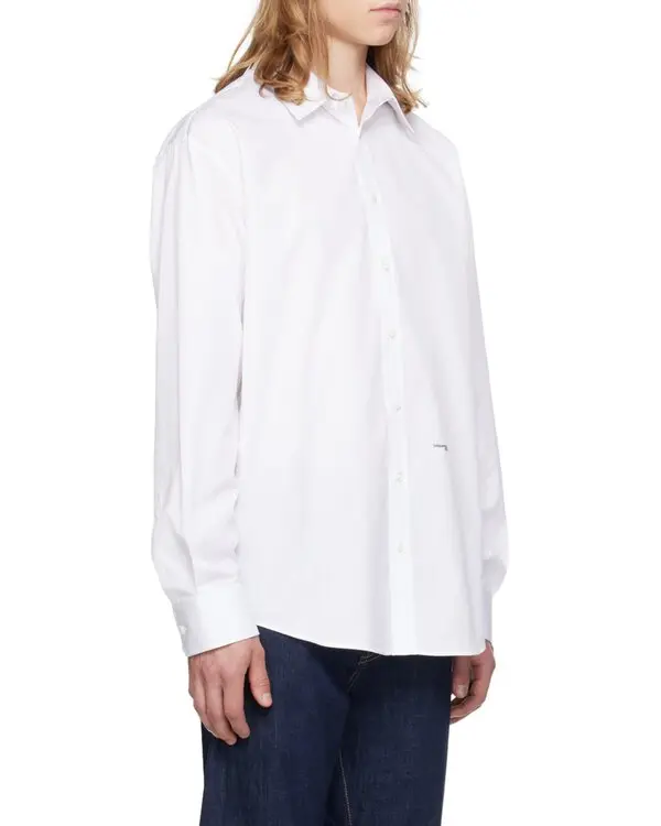 Dsquared2 Buttoned Long-sleeved Shirt - White