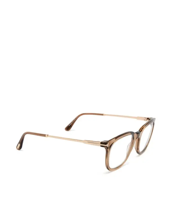 TOM FORD Square Frame Eyeglasses - Nude