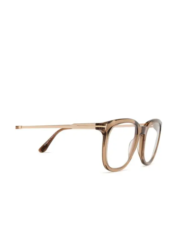 TOM FORD Square Frame Eyeglasses - Nude