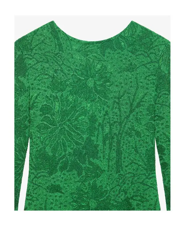 Givenchy Lurex Floral Jacquard Dress