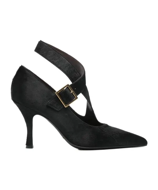 Khaite Pointed-toe Stiletto Heels With Buckle Detail