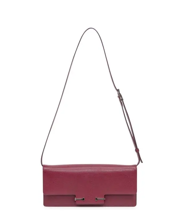 TOM FORD Supple Logo Buckled Shoulder Bag