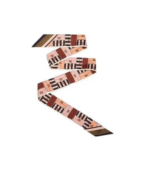 Fendi Multicolour Silk Bandeau