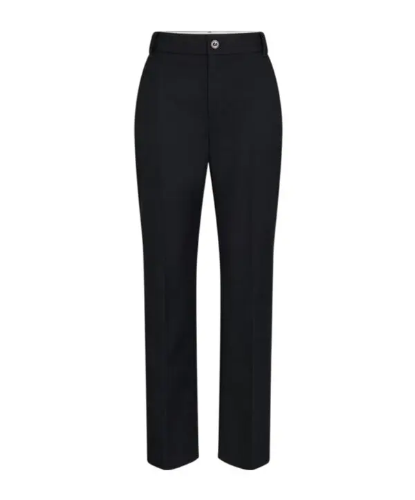 Soeur Tailored Trousers With Belt Loops - Black