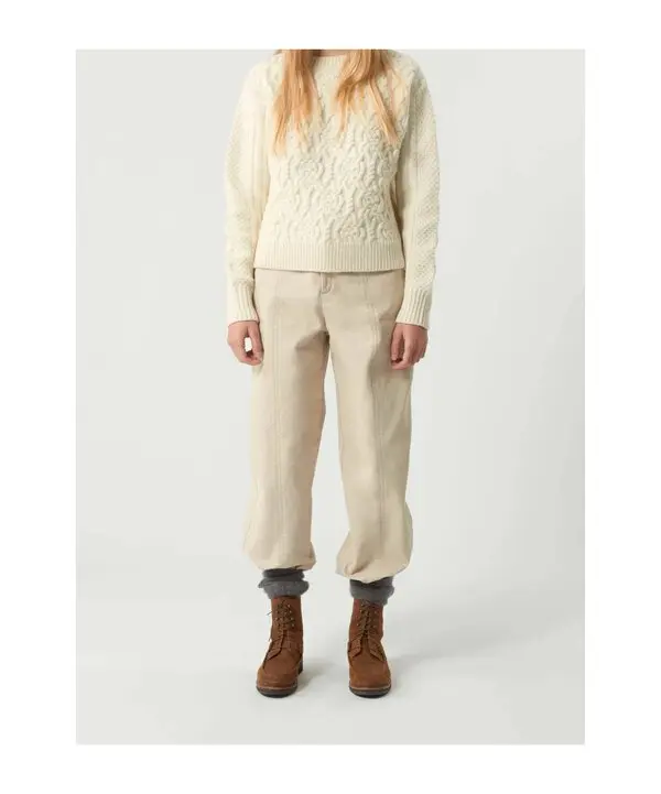 Soeur Ribbed Crew Neck Sweater