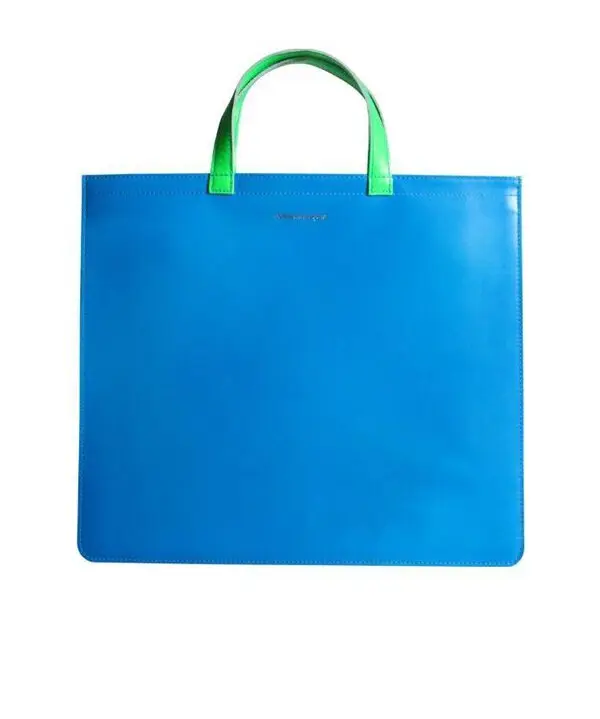 Comme Des Garçons Printed Handbag - Blue
