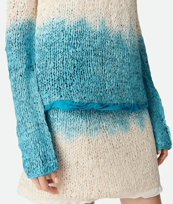 Bottega Veneta Overdyed Wool And Silk Jumper