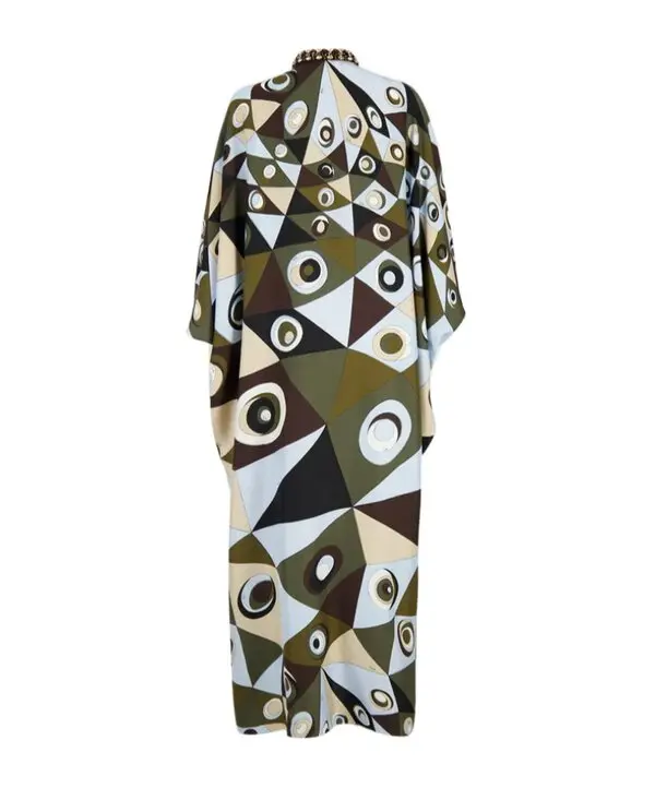 Emilio Pucci Occhi Oversized Caftan Dress