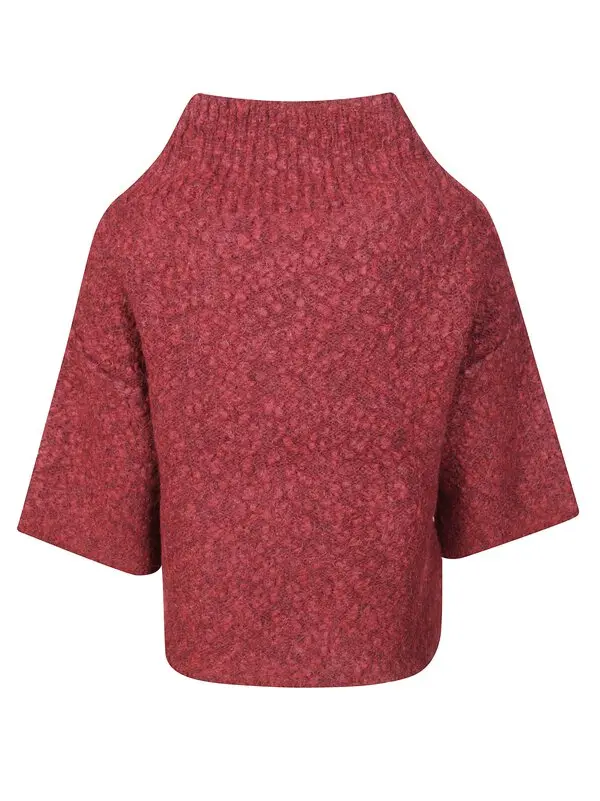 Max Mara Funnel-neck Sweater With Dropped Shoulders