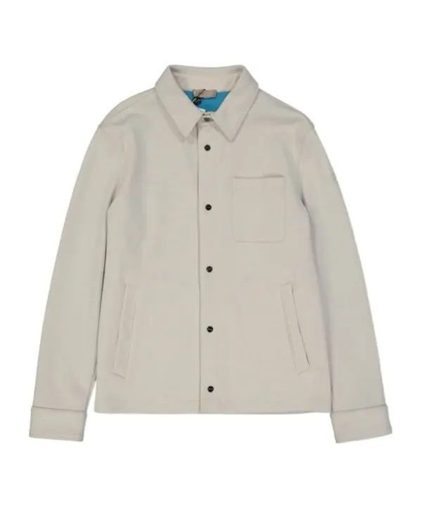 Herno Buttoned Shirt Jacket - Beige