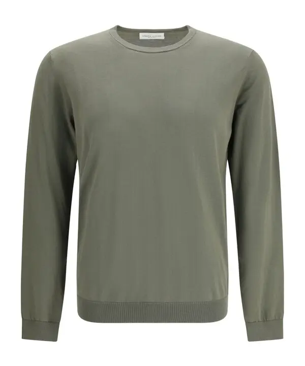 ROBERTO COLLINA Crew Neck Knitted Sweater