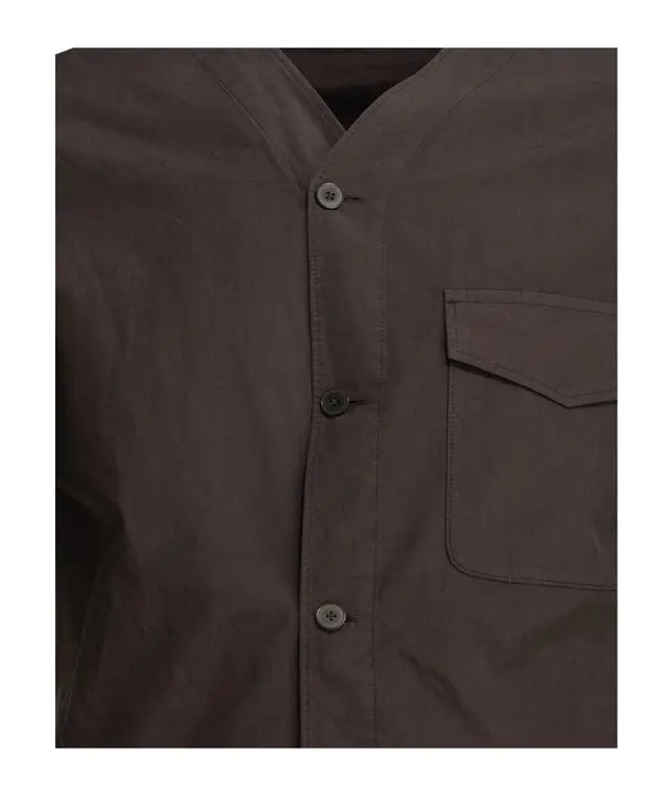 Auralee V-neck Short-sleeved Shirt