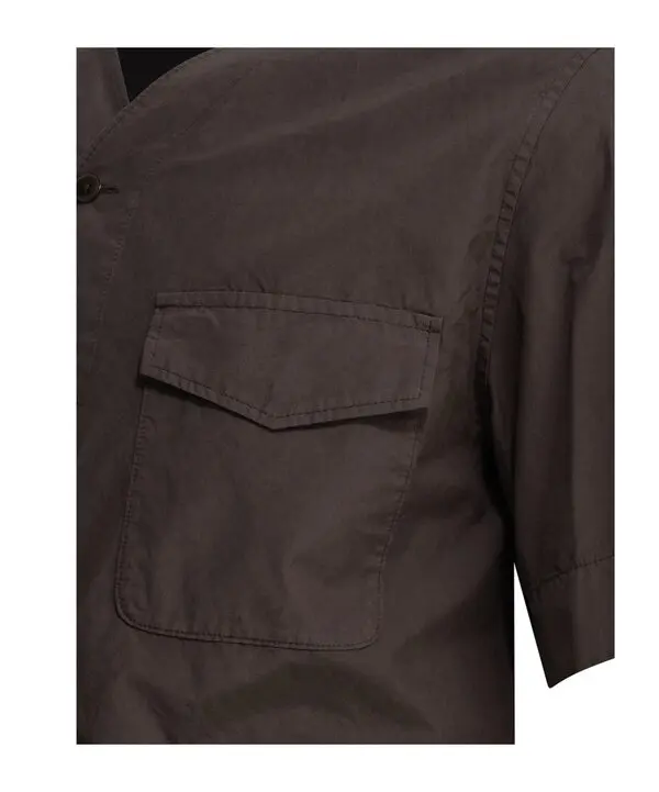 Auralee V-neck Short-sleeved Shirt