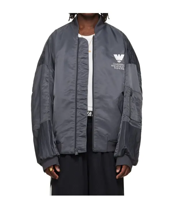 WILLY CHAVARRIA X Adidas Originals Stand Collar Bomber Jacket