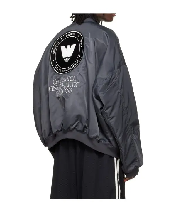 WILLY CHAVARRIA X Adidas Originals Stand Collar Bomber Jacket
