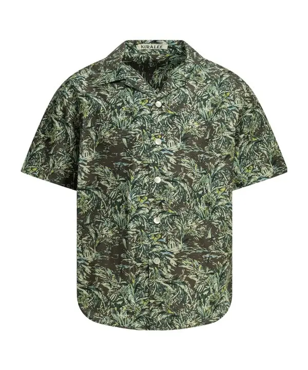 Auralee Printed Short-sleeved Shirt
