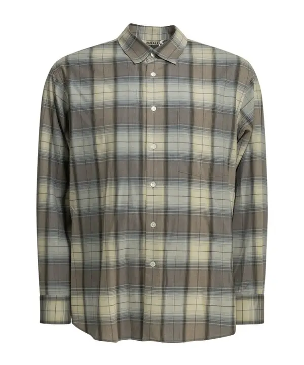 Auralee Plaid Shirt