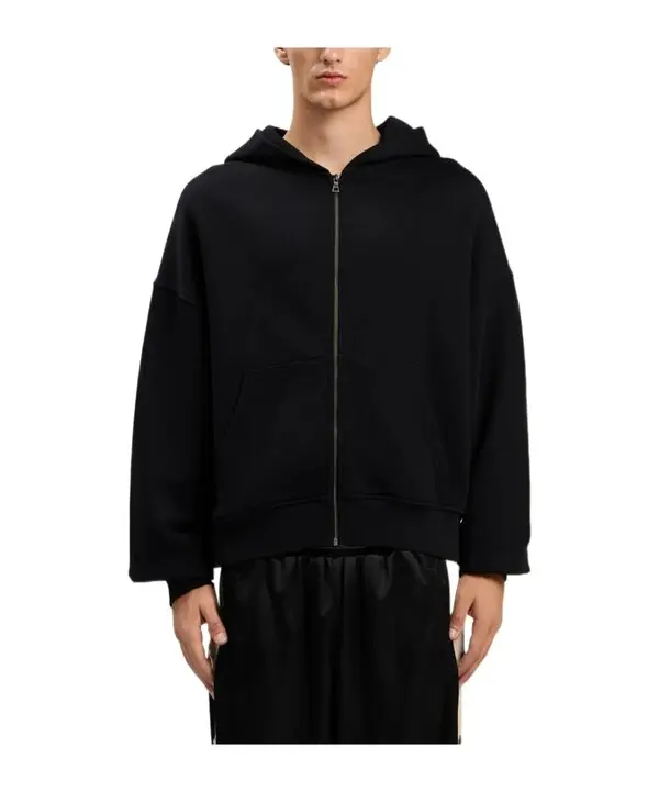 Palm Angels Back Logo Zipped Hoodie