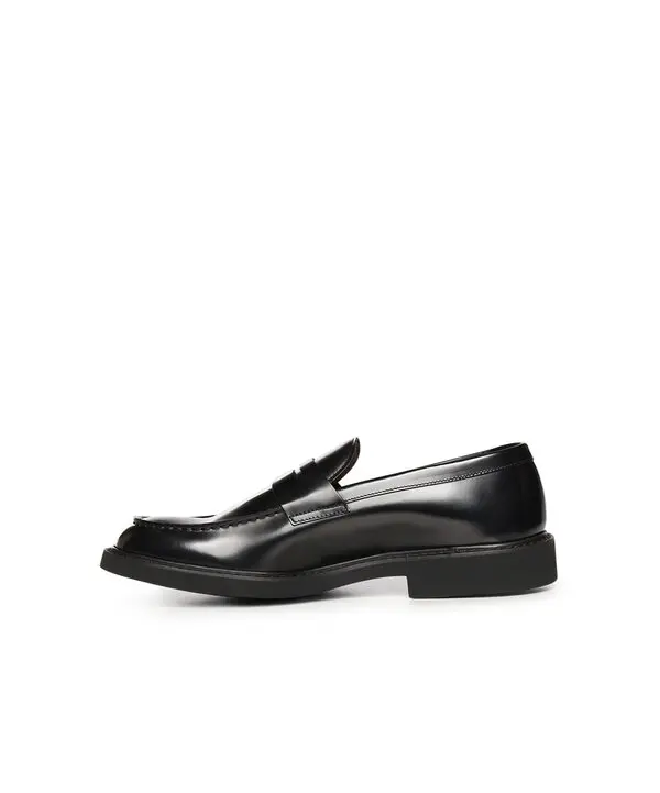DOUCAL'S Penny Loafers - Black