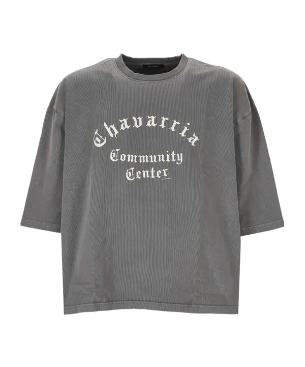 WILLY CHAVARRIA Buffalo Oversized T-shirt - Grey