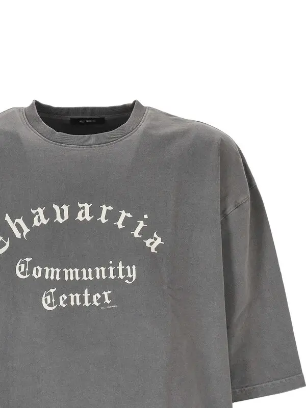 WILLY CHAVARRIA Buffalo Oversized T-shirt - Grey