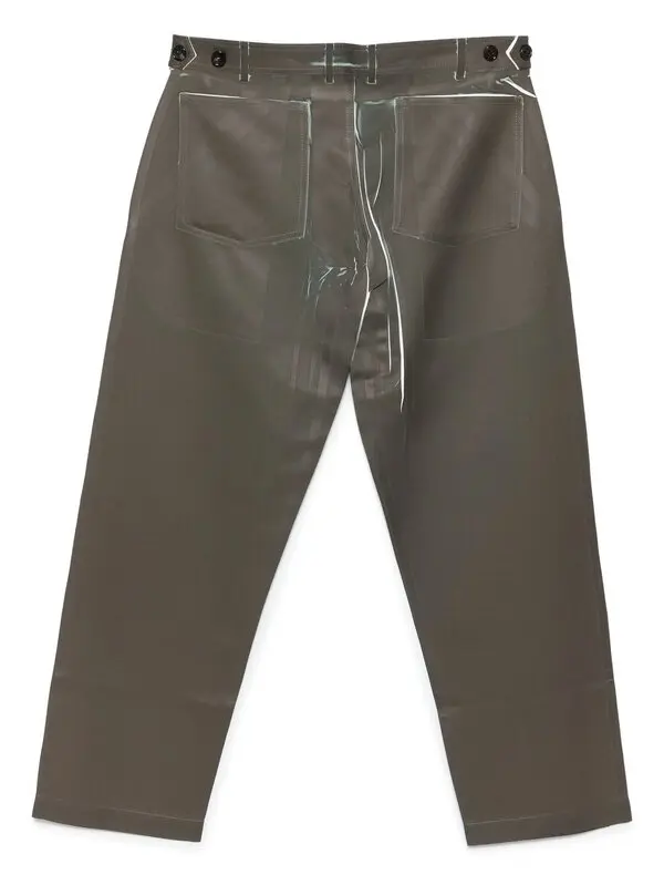 Comme Des Garçons Trousers With Belt Loops