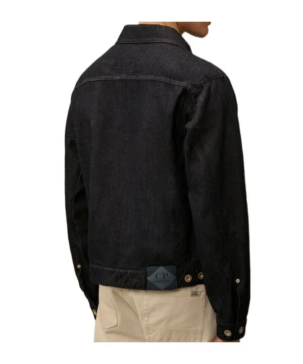 C.P. COMPANY Button-up Jacket With Classic Collar And Zip Fastening