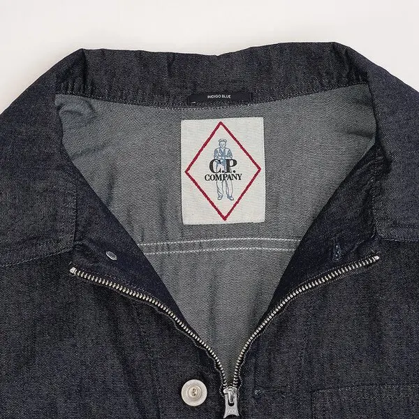 C.P. COMPANY Button-up Jacket With Classic Collar And Zip Fastening