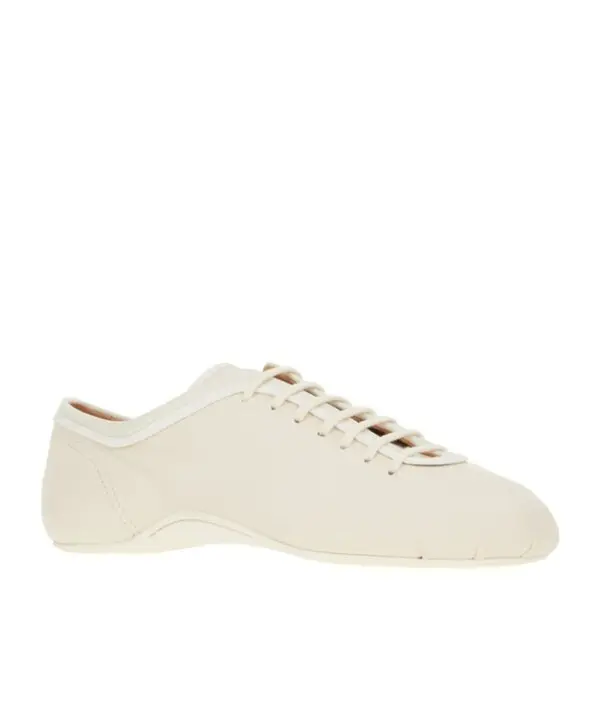 Dries Van Noten Round-toe Lace-up Ballerina Flats