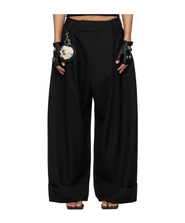 Vaquera Wide-leg Wool Trousers